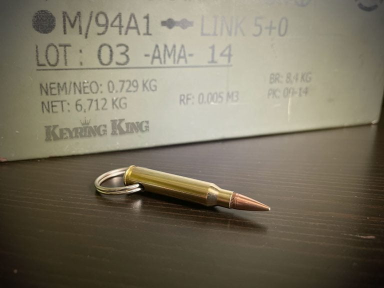 Real .223 Remington Bullet Keyring | Keychain | Keyring King