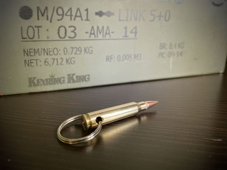 Real .223 Remington Bullet Keyring | Keychain | Keyring King