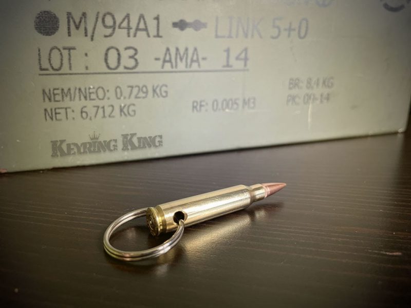 Real .223 Remington Bullet Keyring | Keychain | Keyring King