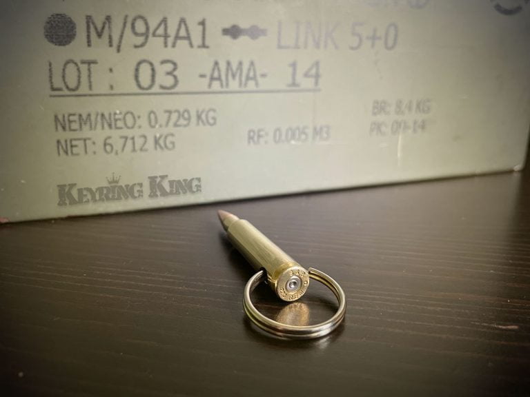 Real .223 Remington Bullet Keyring | Keychain | Keyring King