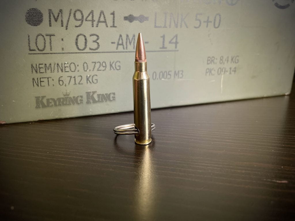 Real .223 Remington Bullet Keyring | Keychain | Keyring King