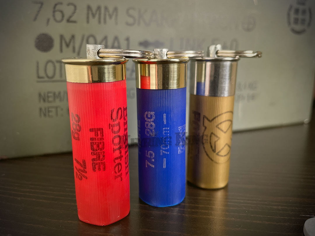 Authentic 12 Gauge Shotgun Keyring | Shotgun Shell Keychain | Keyring King