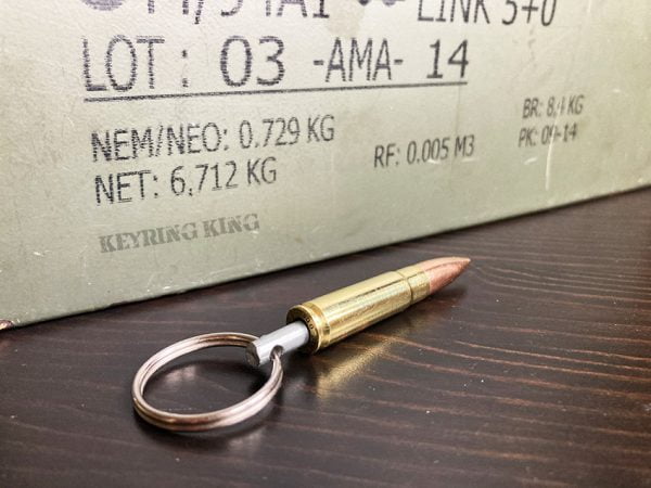 The Stealthy 300 Blackout Cartridge Keychain | Real Bullet Keychain ...