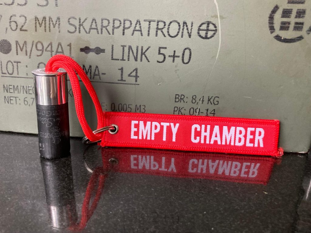 Shotgun Empty Chamber Safety Flag (Breech Flag)